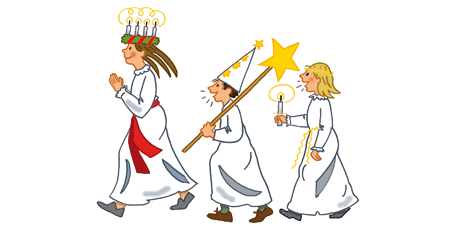 Norrmalmskyrkan, Stockholm | Barnens luciatåg